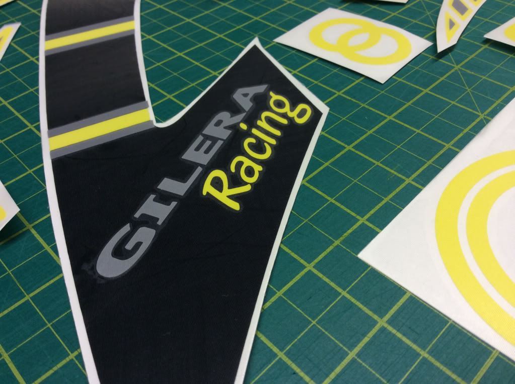 Zen Graphics - Gilera RCR 50 full replacement Decals / Sticker kit