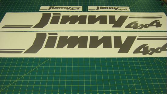 Zen Graphics - Suzuki Jimny 4x4 side and rear Decals / Stickers