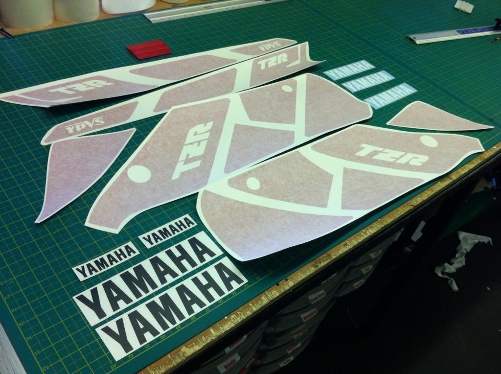 Zen Graphics - Yamaha TZR 125 1989 on Full Restoration Decals / Stickers