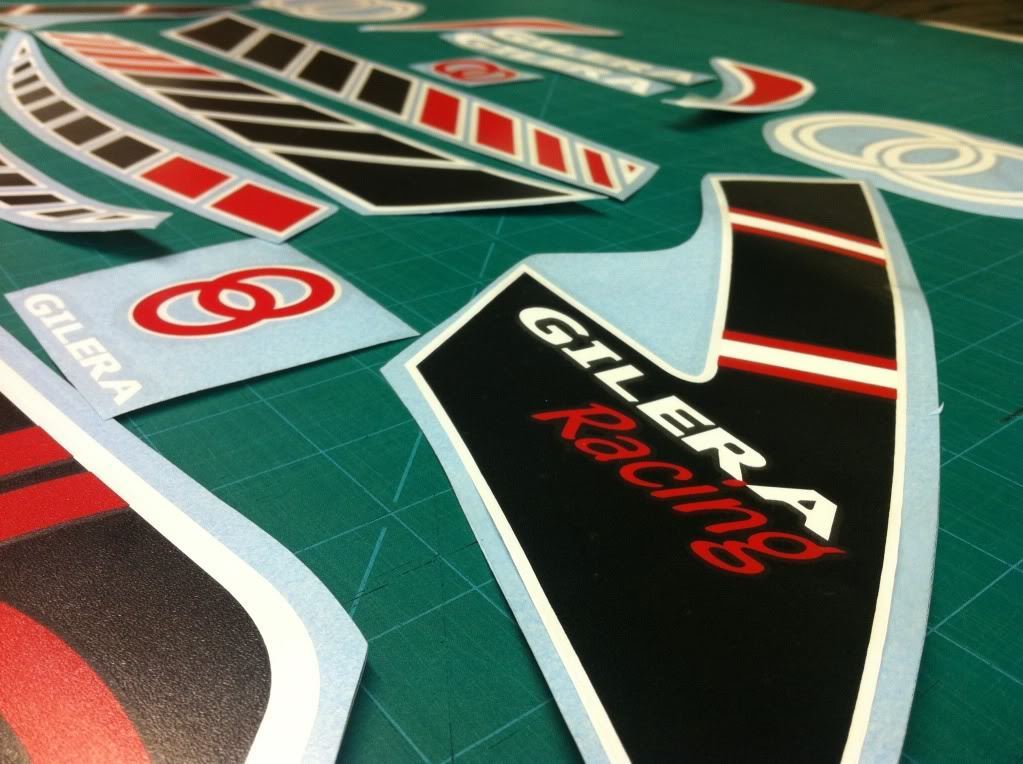 Zen Graphics - Gilera RCR 50 full replacement Decals Sticker kit