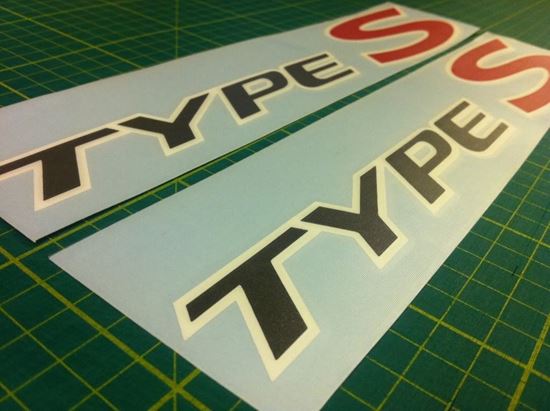 Zen Graphics - Honda Civic FN2 Type S GT replacement side Decals / Stickers
