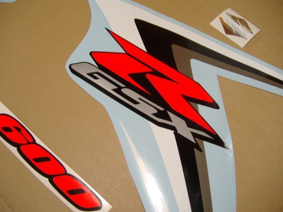 Zen Graphics - GSXR 600 K7 replacement fairing Decals Stickers kit