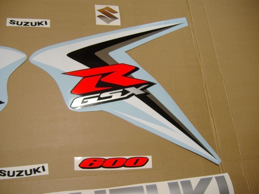 Zen Graphics - GSXR 600 K7 replacement fairing Decals Stickers kit