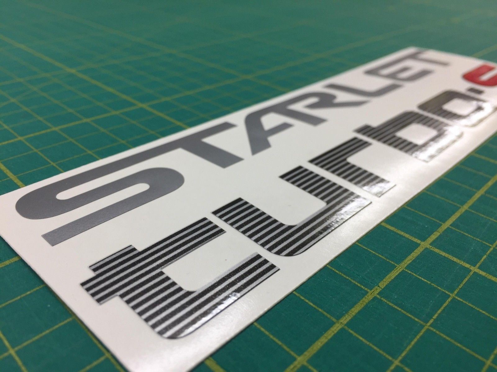 Zen Graphics - Starlet Turbo EP71 rear hatch Decal / Sticker