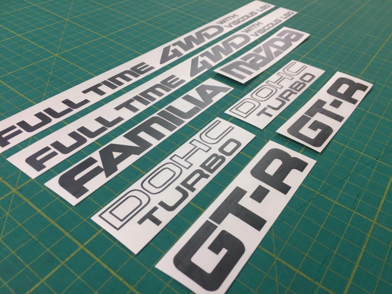 Zen Graphics - Mazda Familia 323 GT-R replacement Decals / Stickers