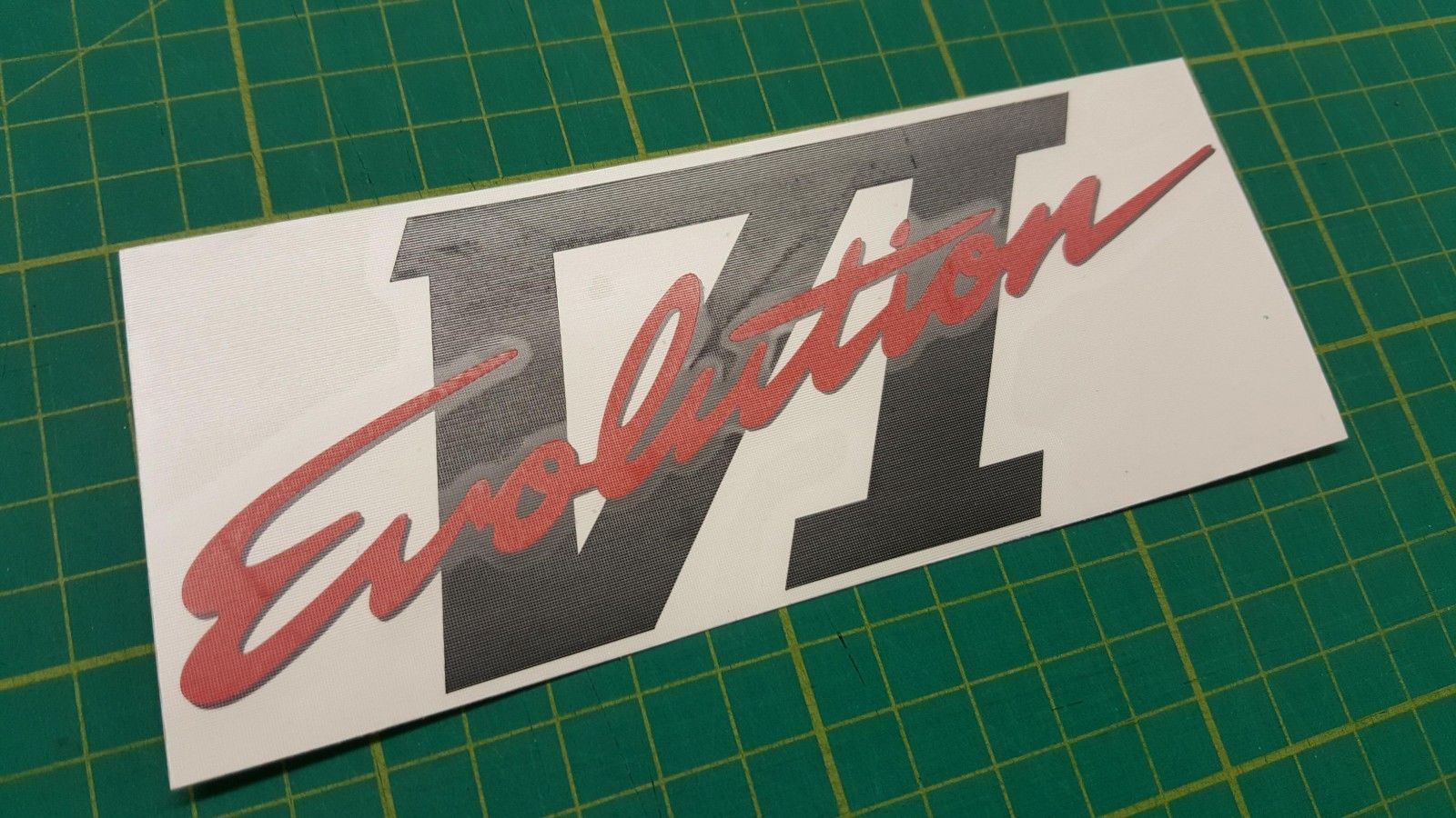 Zen Graphics - Mitsubishi Evolution 6 replacement Decal / Sticker ...