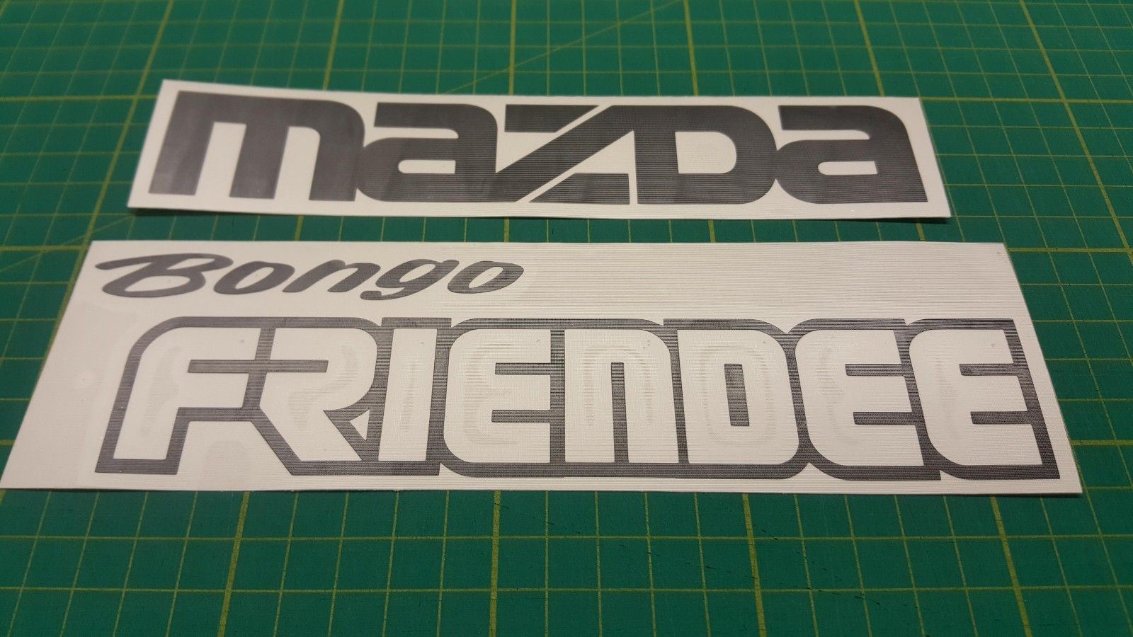 Zen Graphics - Mazda Friendee Bongo replacement rear Decals / Stickers