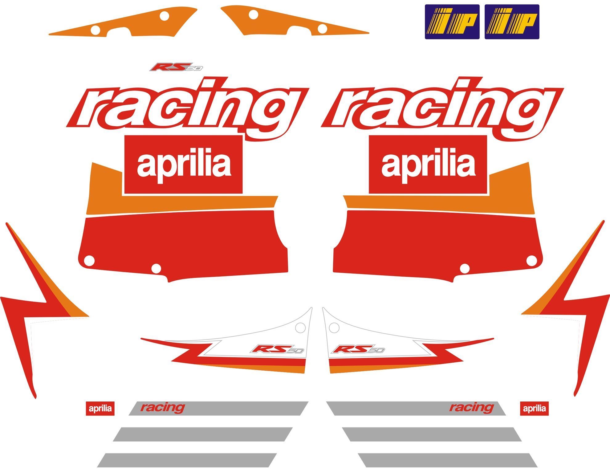 Zen Graphics - classic RS50 2002 Replacement Decals / Stickers