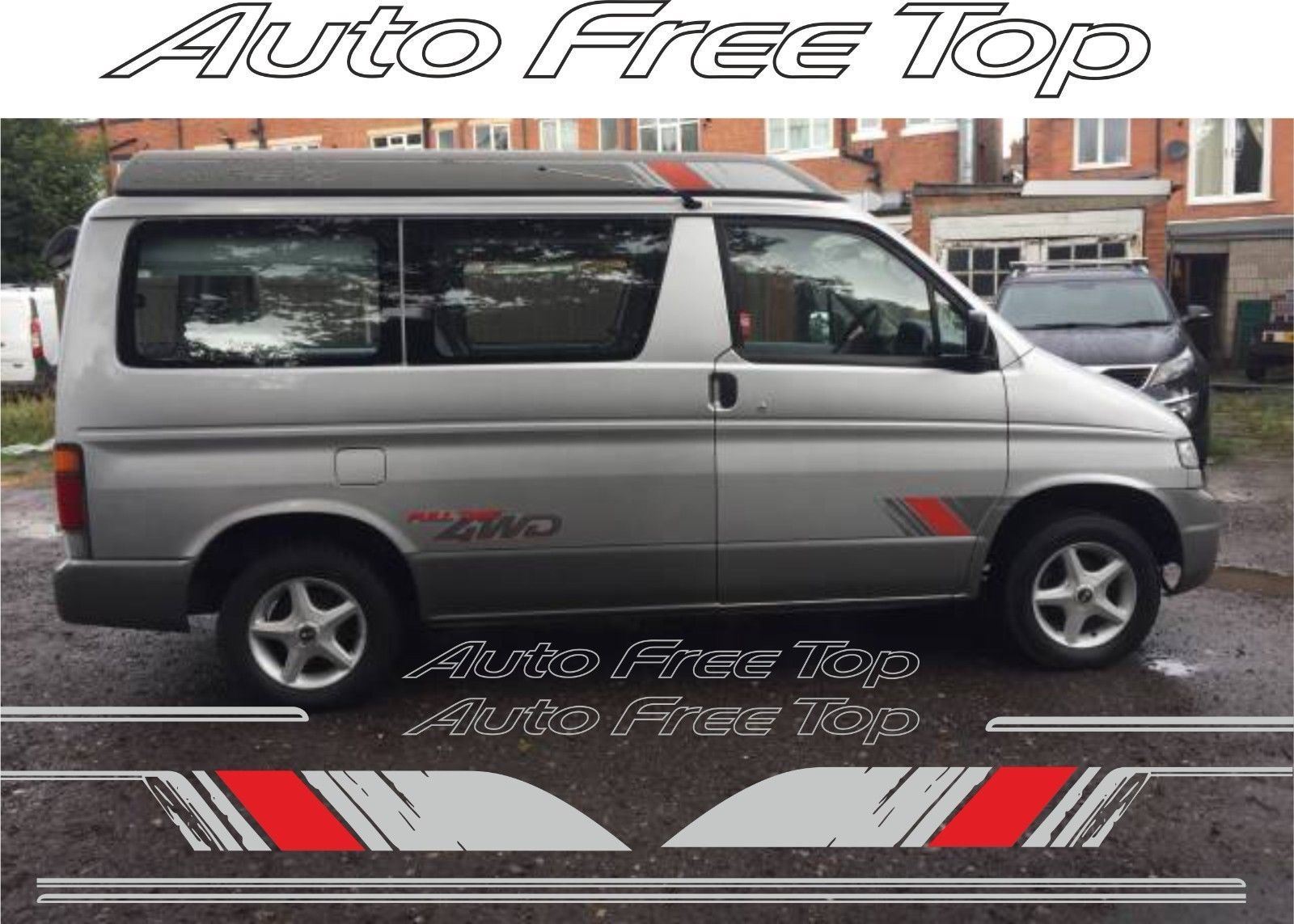 Zen Graphics - Mazda Friendee Bongo Auto Free Top replacement Decals ...