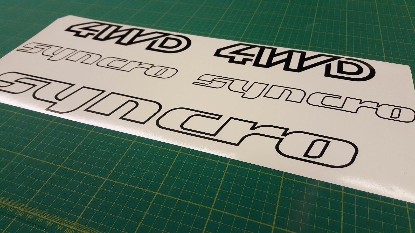 Zen Graphics - T3 / T25 Syncro 4WD restoration Decals / Stickers