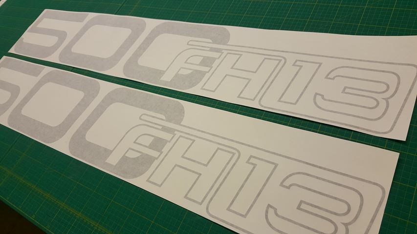 Zen Graphics - Volvo "500 FH13" panel Decals / Stickers