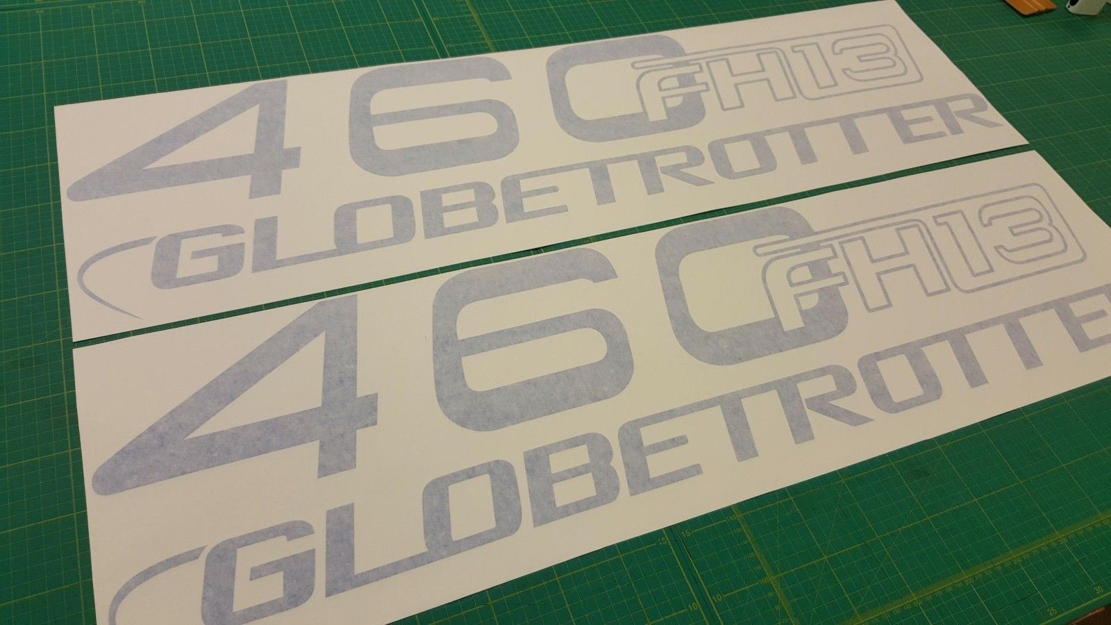 Zen Graphics - Volvo "FH13 460 Globetrotter" top side cab Decals / Stickers