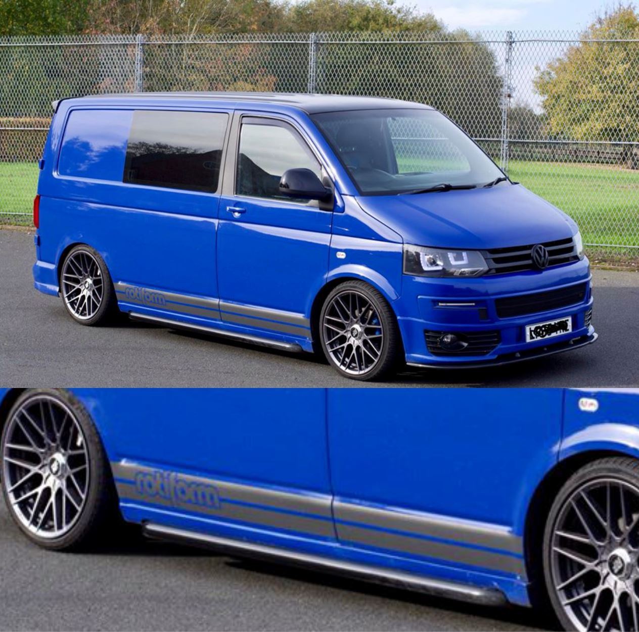 Zen Graphics - VW T5 / T6 Rotiform side Stripes / Stickers
