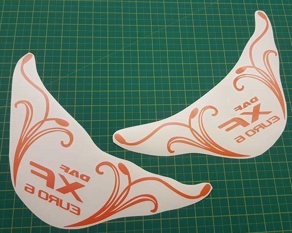 Zen Graphics - DAF XF Euro 6 corner glass Decals / Stickers