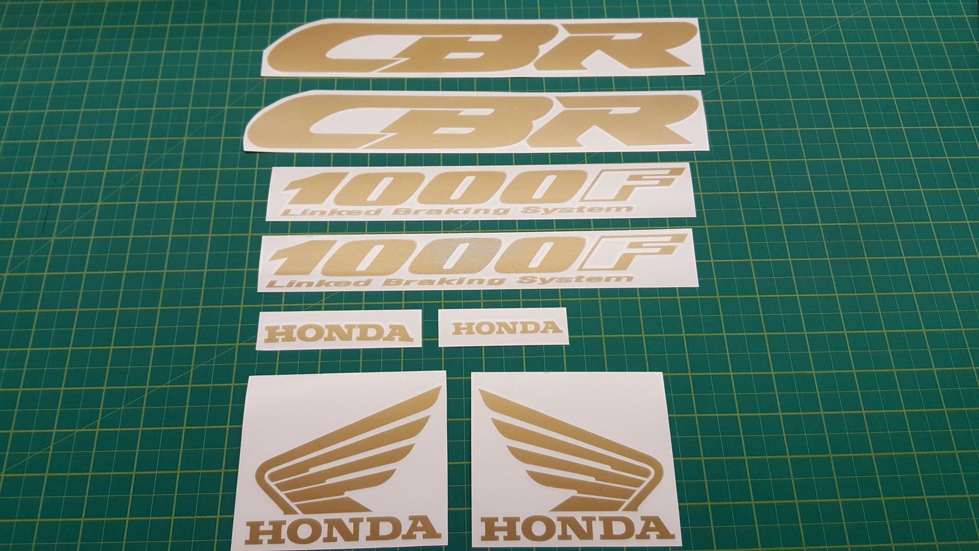 Zen Graphics - Honda CBR 1000F 1993 (Linked Braking System) Decals ...