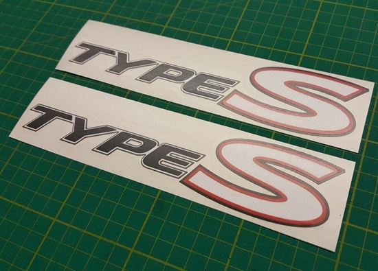 Zen Graphics - Honda Civic FN2 Type S GT replacement side Decals / Stickers