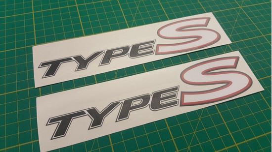 Zen Graphics - Honda Civic FN2 Type S GT replacement side Decals / Stickers
