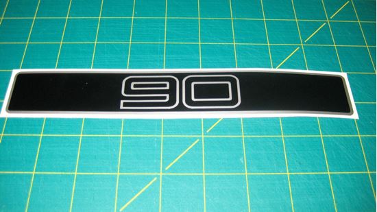 Zen Graphics - Land Rover Defender 90 replacement Grill Decal / Sticker