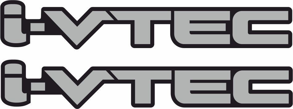 Zen Graphics - Replacement i-VTEC rear lower glass Decal / Sticker for ...