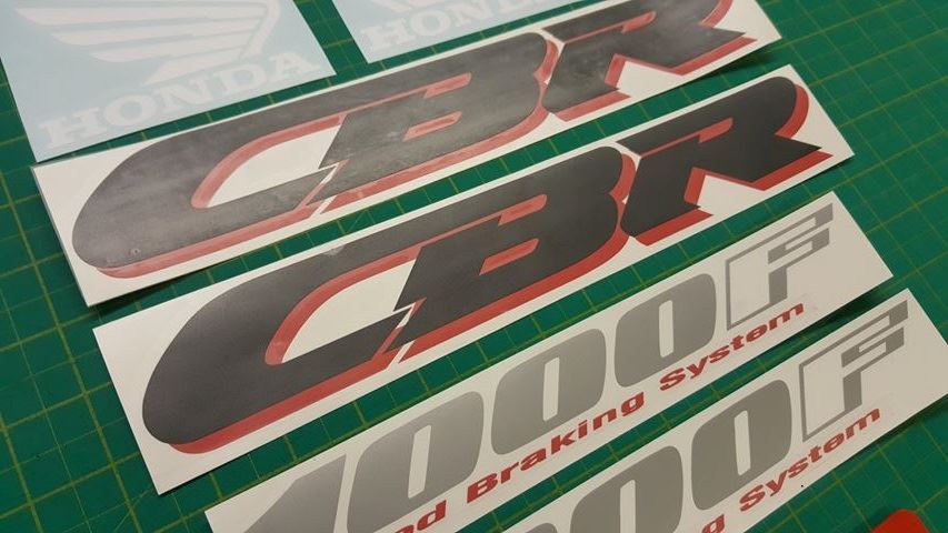 Zen Graphics - Honda CBR 1000F 1993 (Linked Braking System) Decals ...