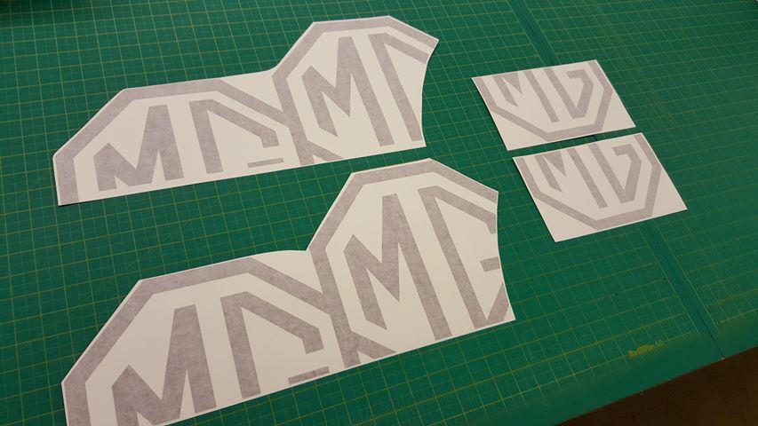 Zen Graphics - MG Metro replacement floating Octagon Decals / Stickers ...
