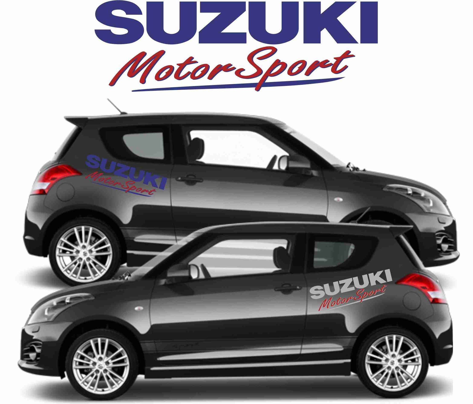 Zen Graphics - Suzuki Swift "Suzuki Motorsport" Side Decals / Stickers