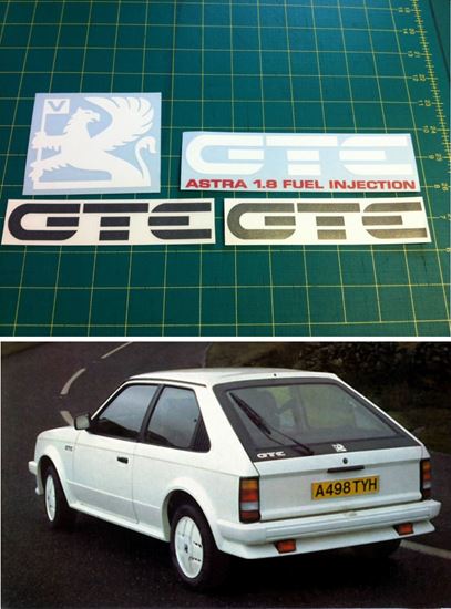Zen Graphics - Vauxhall Astra MK1 GTE replacement Decals / Stickers