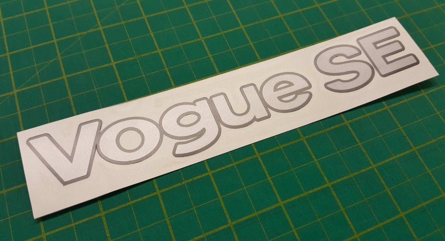 Zen Graphics - Range Rover Classic Vogue SE two colour replacement rear ...