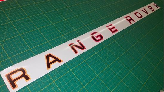 Zen Graphics - Range Rover Classic REFLECTIVE rear or Bonnet ...