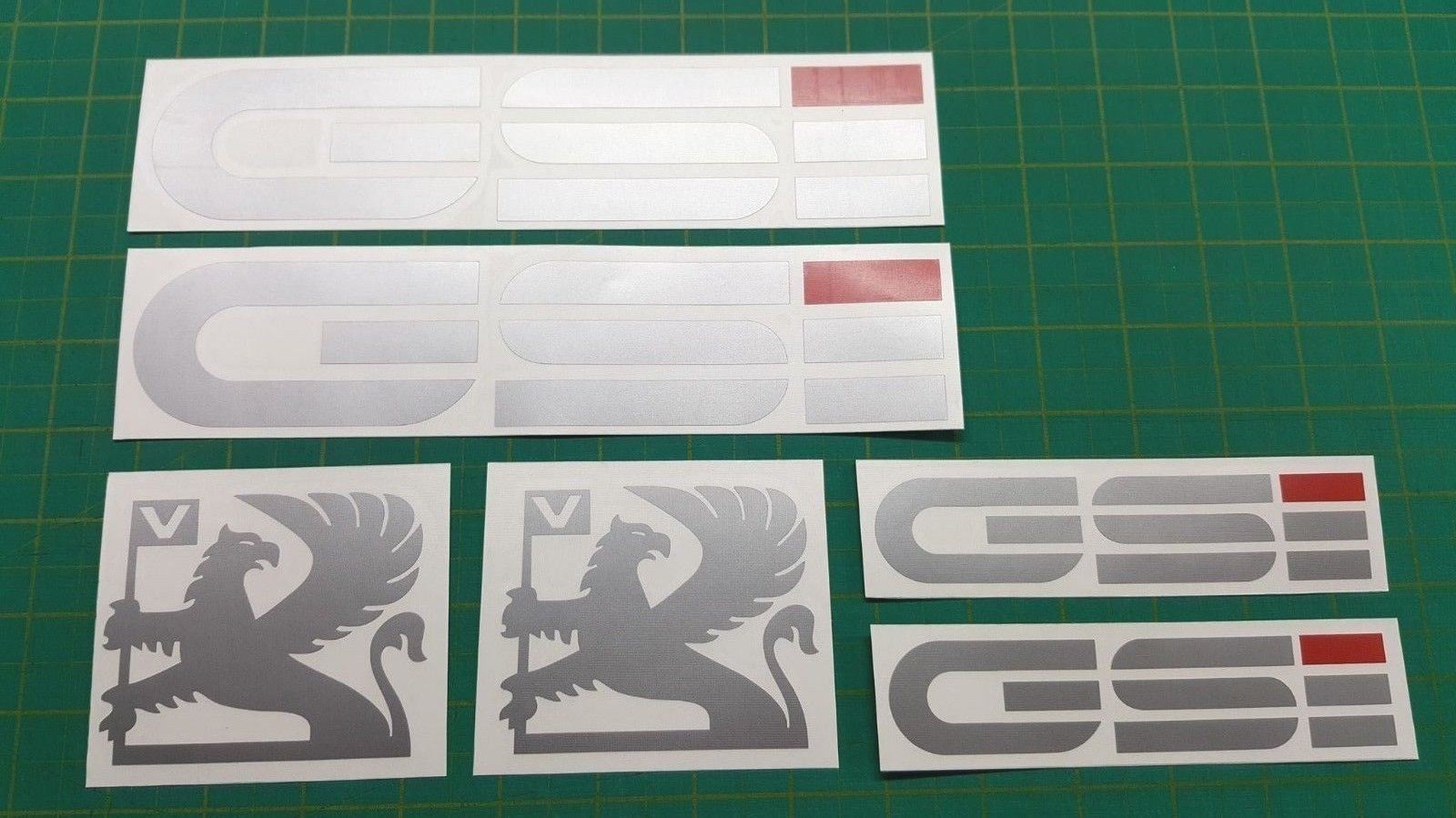 Zen Graphics - Vauxhall Nova GSi replacement Decals / Stickers (early ...