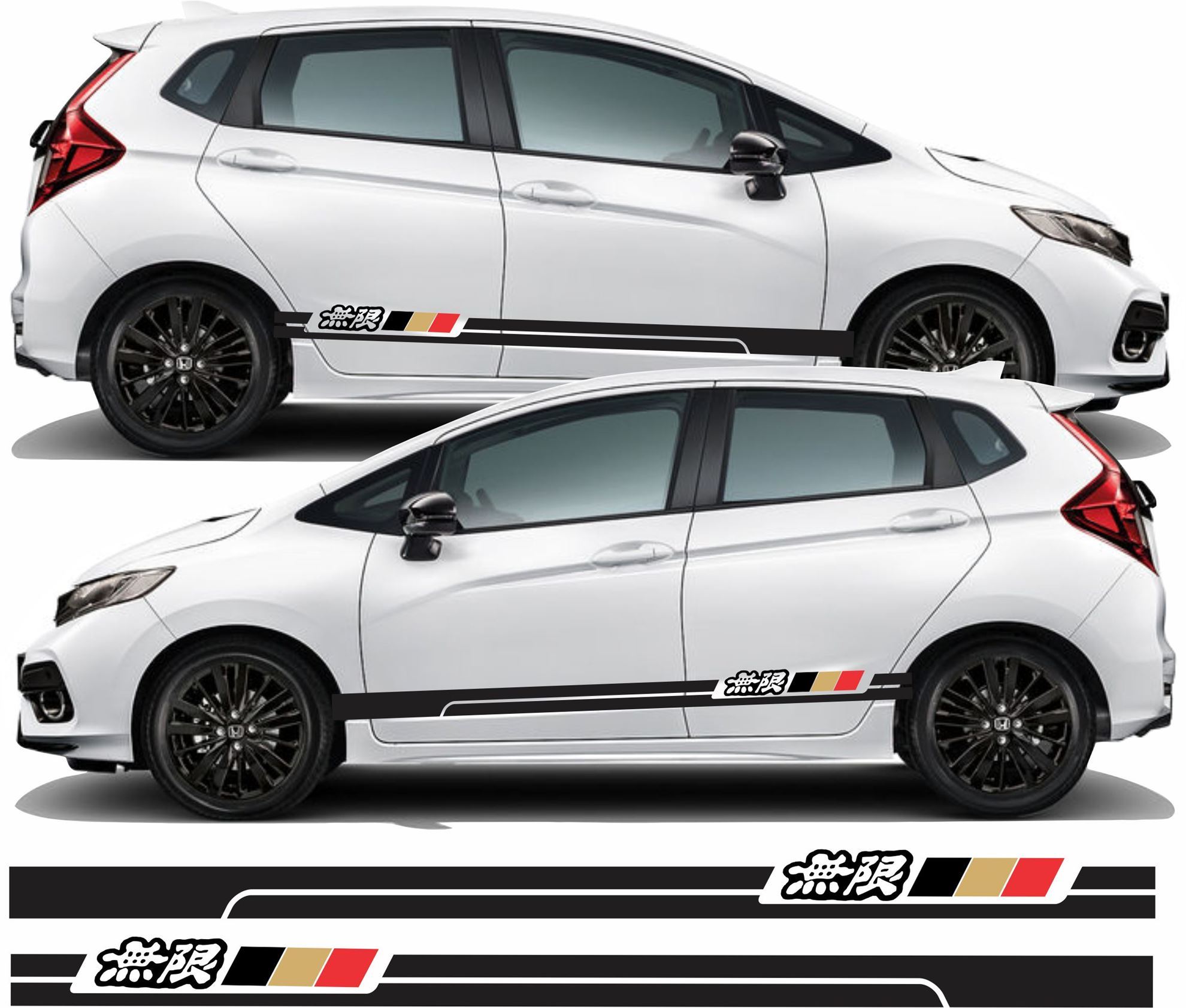 Zen Graphics - Side Stripes / Stickers for Jazz