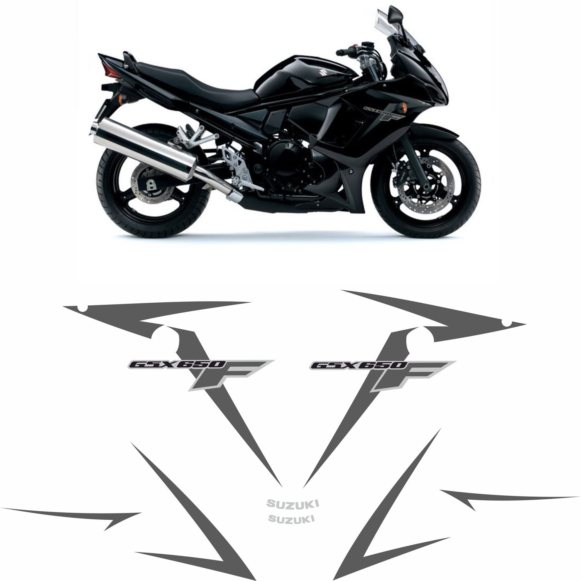 Zen Graphics - Suzuki GSX 650F 08-16 replacement Decals / Stickers