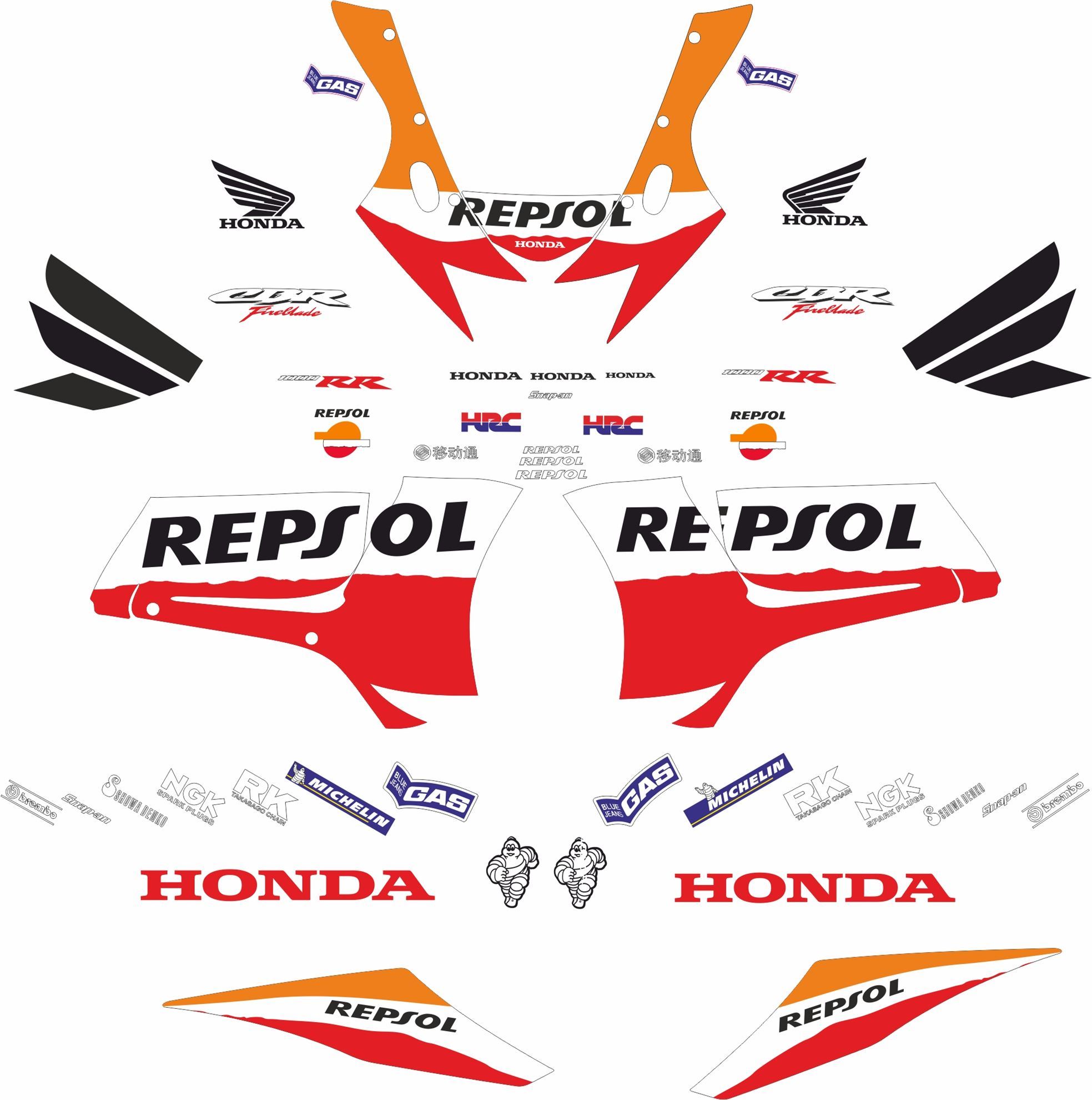 Zen Graphics - Honda CBR 1000RR 2007 full Repsol WSB race replica ...