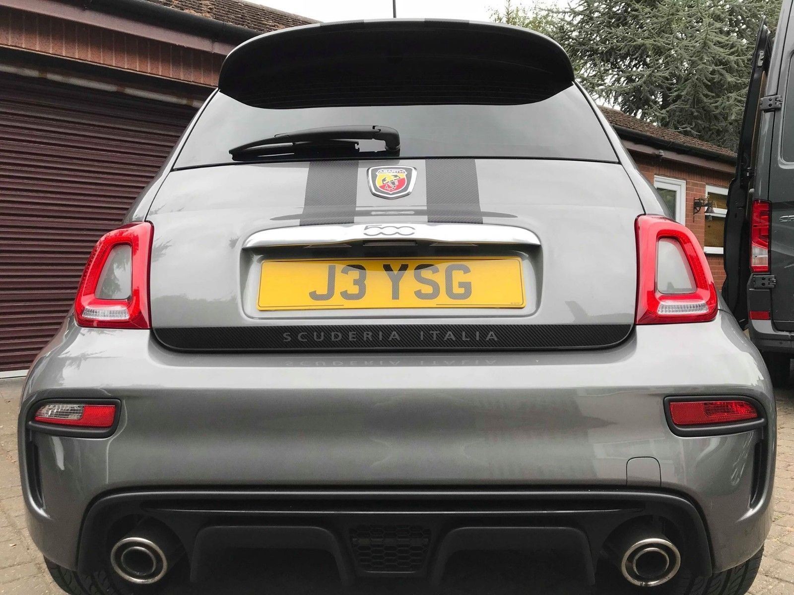 Zen Graphics - Fiat 595 / 500 Abarth Carbon fibre Scuderia Italia Hatch ...