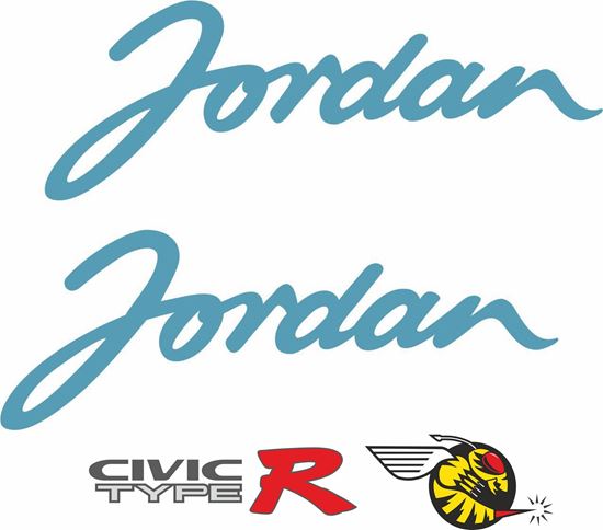 Zen Graphics - Honda EK9 Civic Jordan side and rear Decals / Stickers