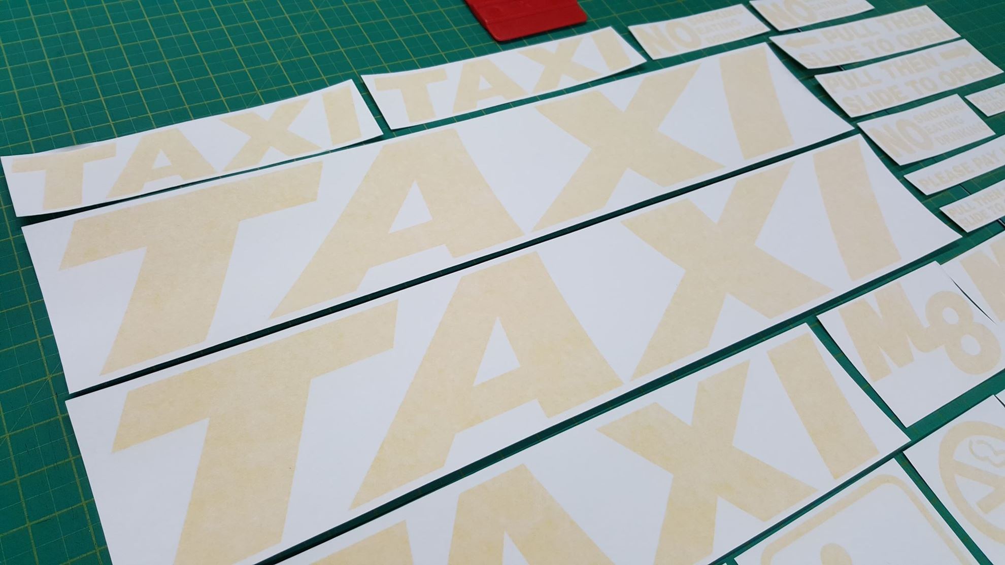 Zen Graphics - Mercedes Vito M8 Taxi Minicab Graphics / Stickers / Decals