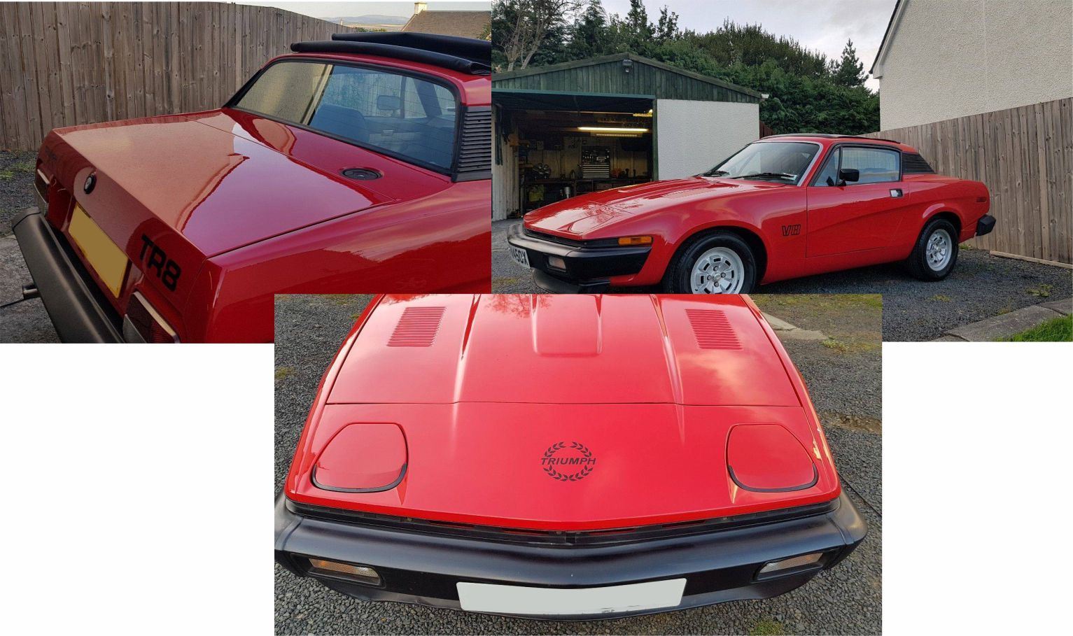 Zen Graphics - Triumph TR8 Boot lid, Wings and Bonnet replacement ...