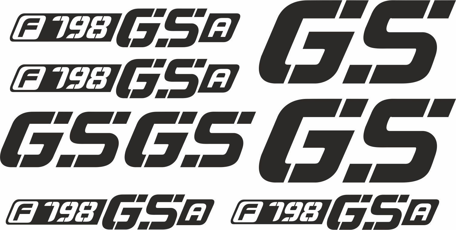 Zen Graphics - BMW F 798 GSA Decals / Stickers kit