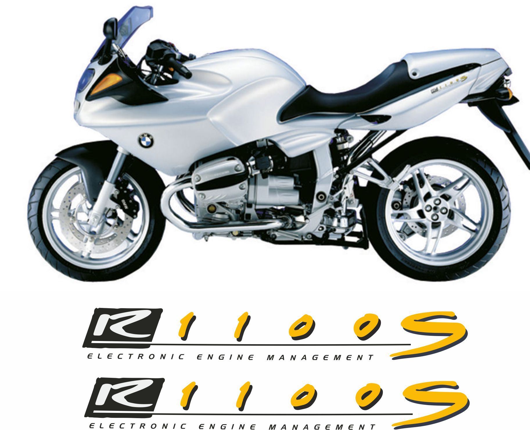 Zen Graphics - BMW R 1100 S 1998 - 2002 replacement Decals / Stickers