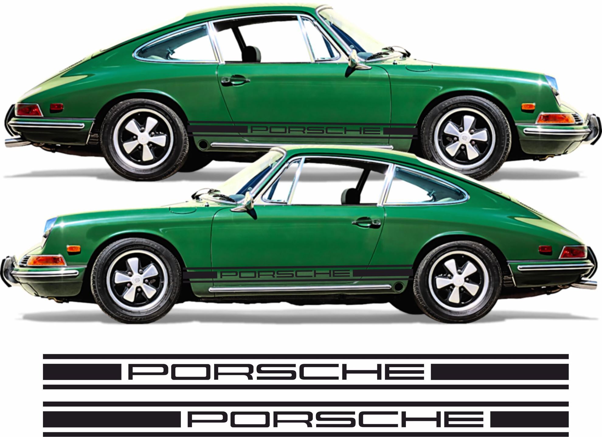 Zen Graphics - 911 - 911S - 911T - 911L Classic side Stripes / Stickers