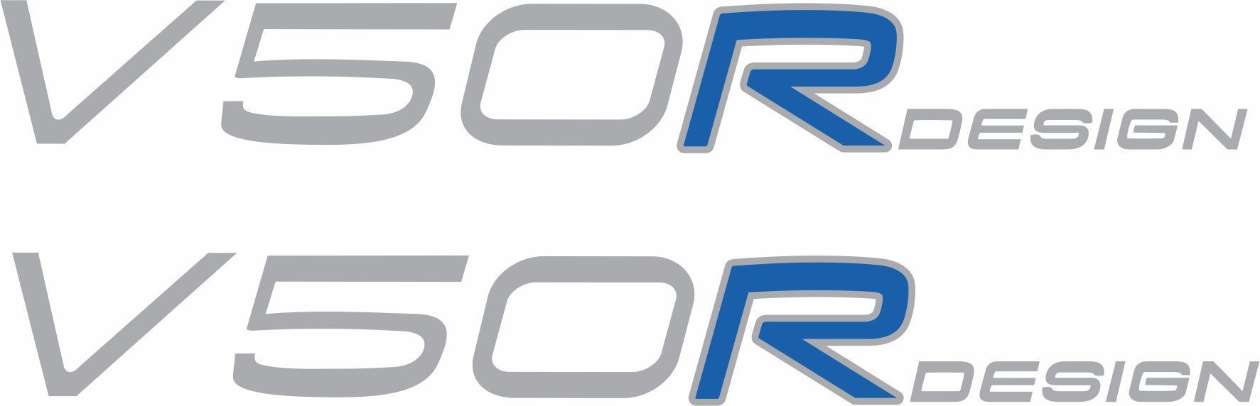 Zen Graphics - Volvo V50 R Design Decals / Stickers