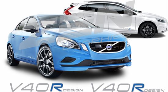 Zen Graphics - Volvo V40 R Design Decals / Stickers