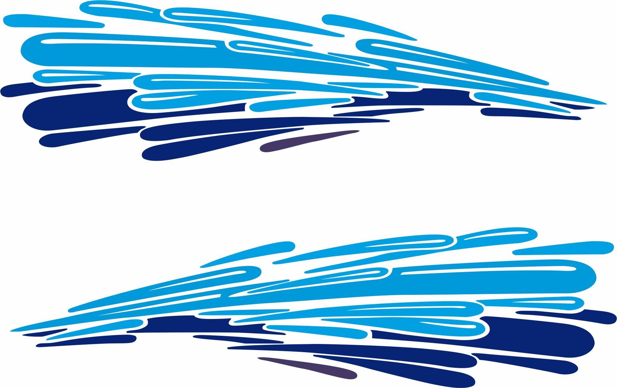 Zen Graphics - Water Wave General panel Decals / Stickers