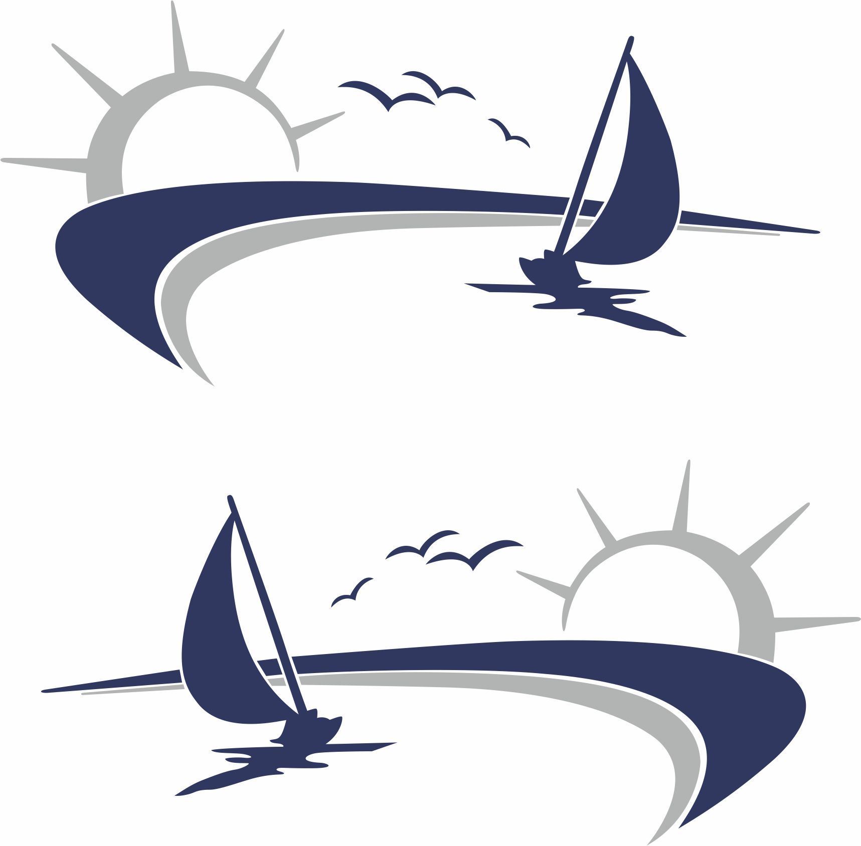 Zen Graphics - Sailing Boat General panel Decals / Stickers