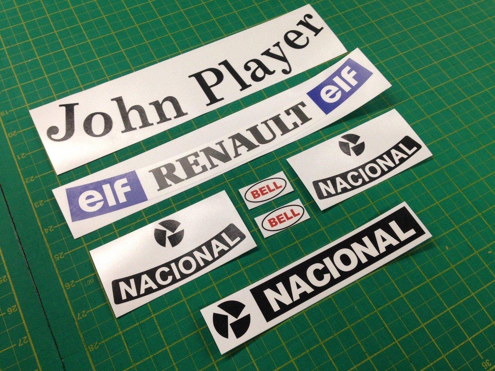 Zen Graphics - Ayrton Senna 1985 Lotus F1 replica Helmet Decal ...