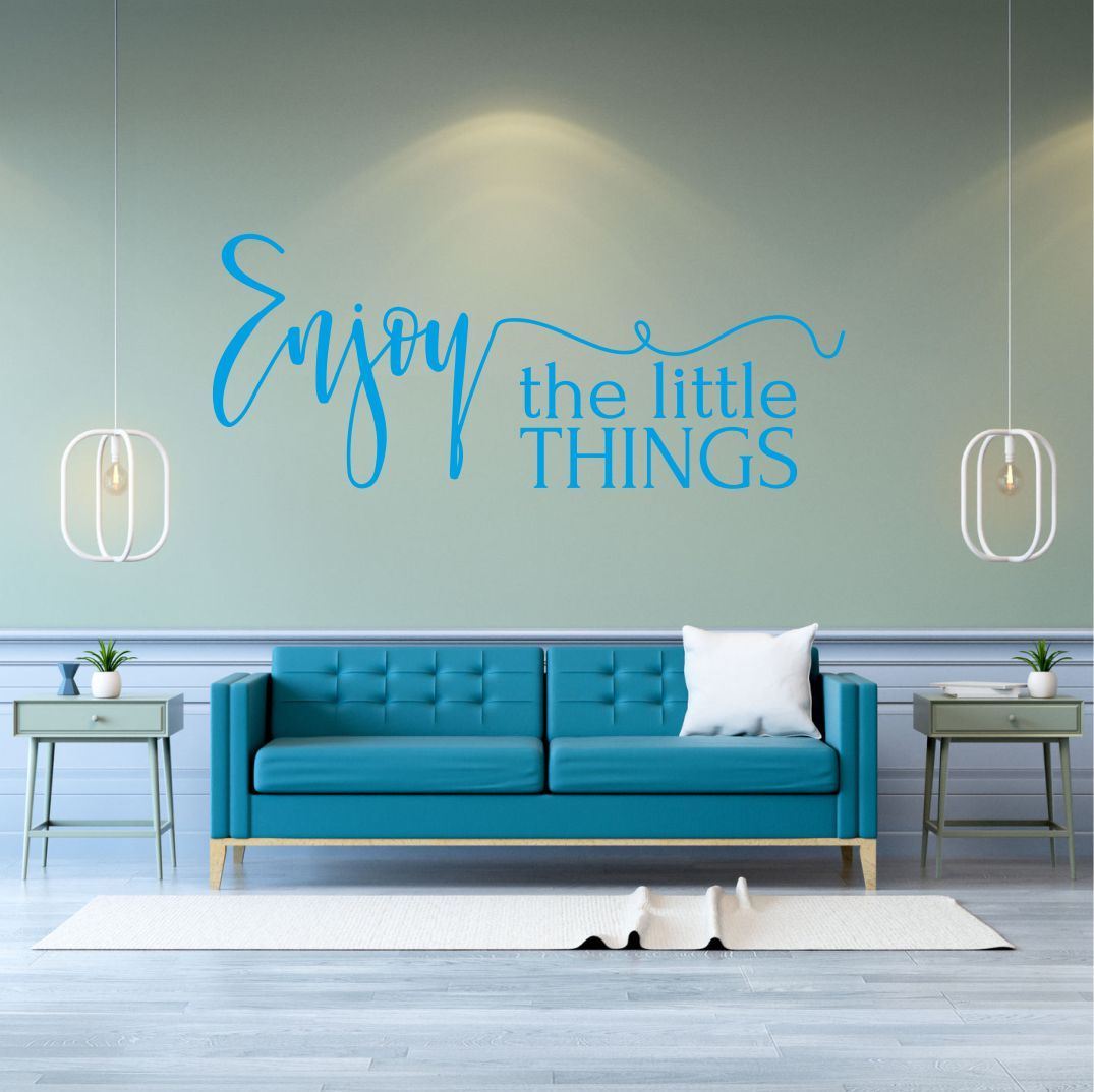 Zen Graphics - "Enjoy the little things" Wall Art sticker