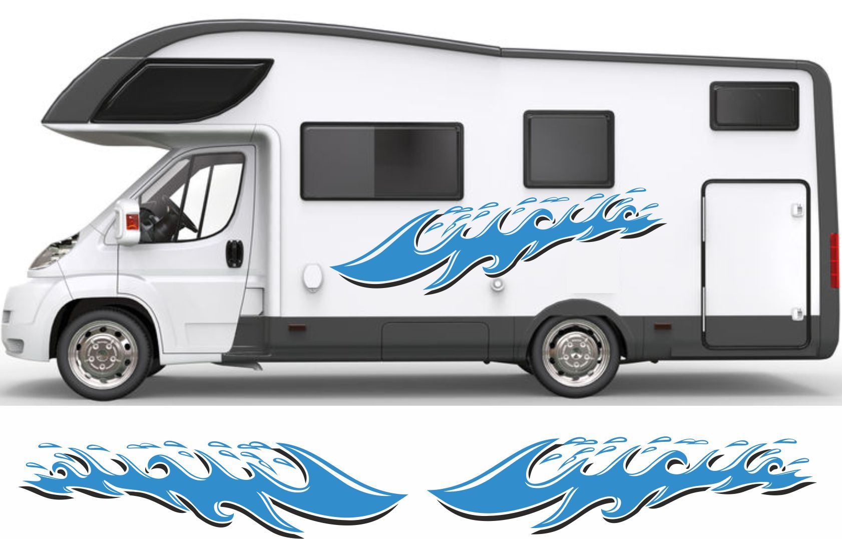 Zen Graphics - Water Wave General panel Decals / Stickers