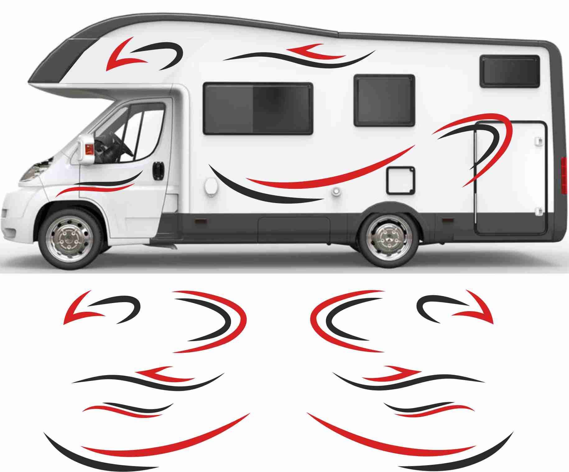 Zen Graphics - Swoosh Kit General panel Decals / Stickers