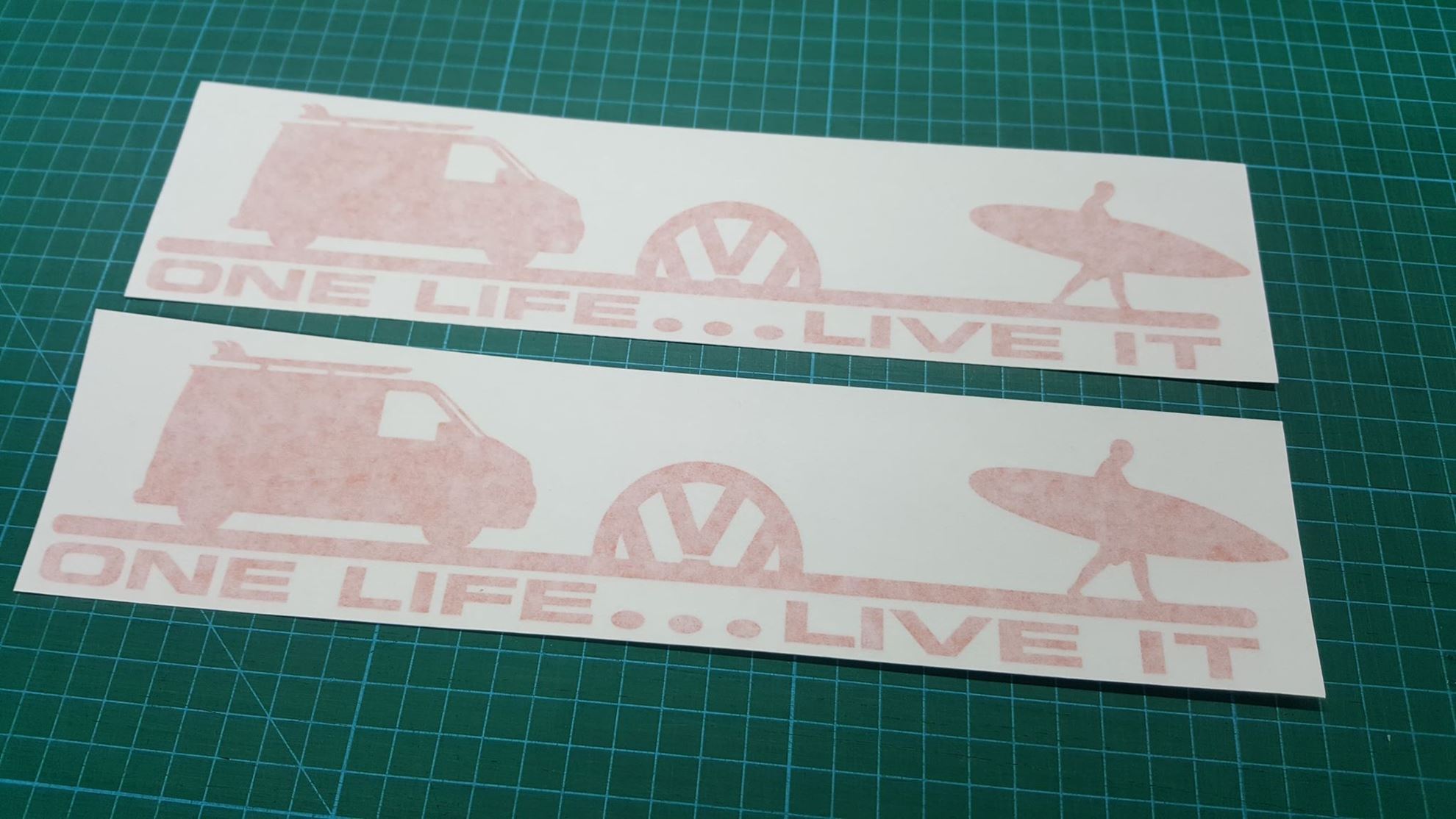 Zen Graphics - VW Camper T4 One Life Live it Decal / Sticker
