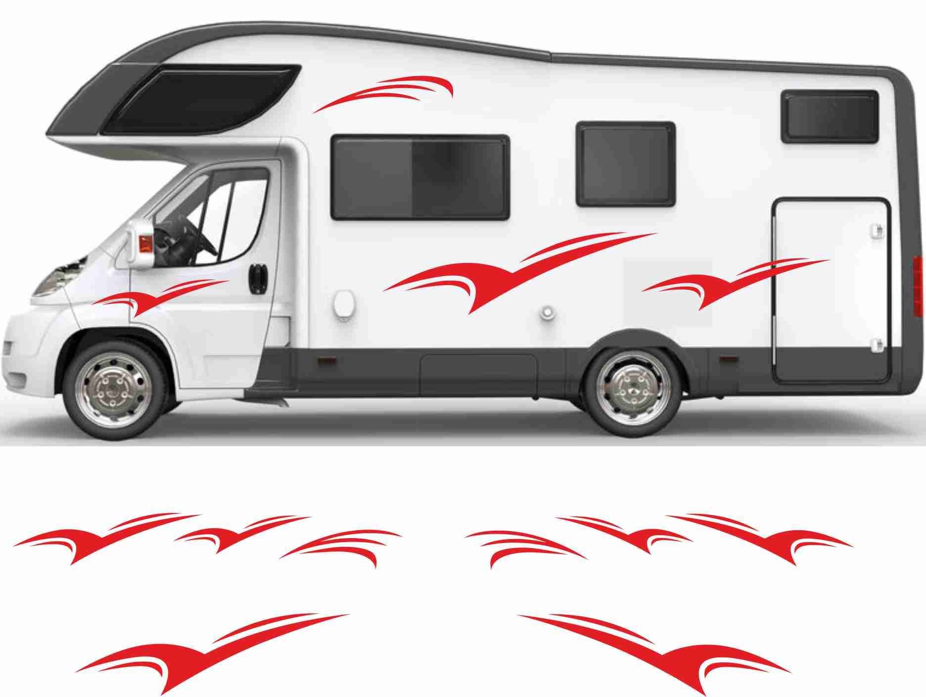 Zen Graphics - Swoosh Kit General panel Decals / Stickers